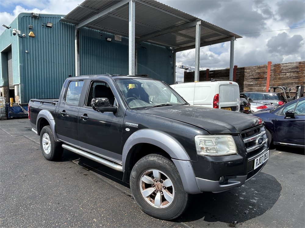 Redcorn Salvage Auctions - 2007 FORD RANGER XLT 4WD TDCI BLACK