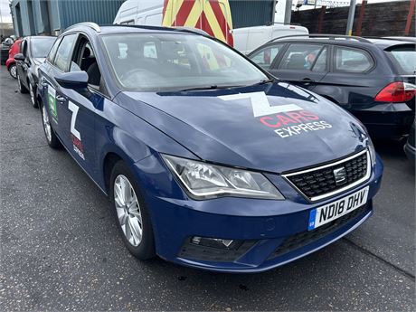 Redcorn Salvage Auctions - 2018 SEAT LEON SE TECHNOLOGY TDI 115 S/S BLUE