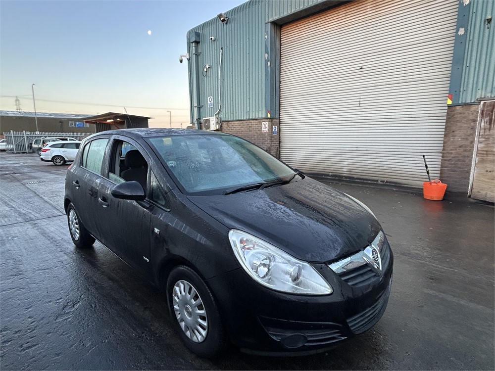 Redcorn Salvage Auctions - 2009 VAUXHALL CORSA LIFE A/C BLACK