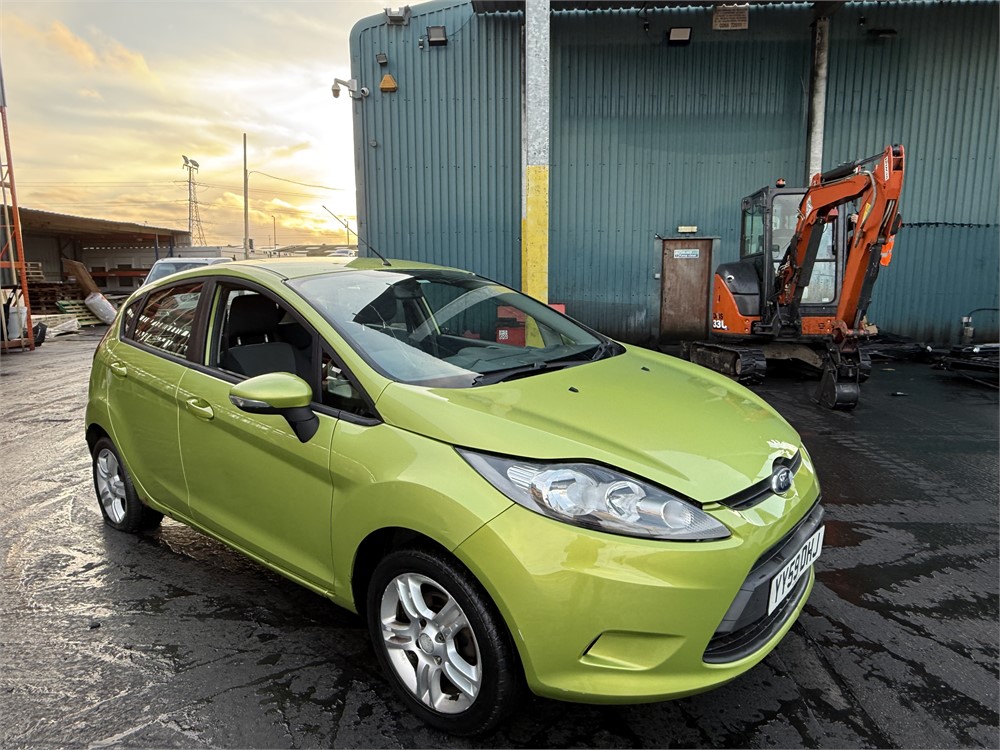 Redcorn Salvage Auctions - 2009 FORD FIESTA STYLE PLUS 80 1.25I 82 GREEN