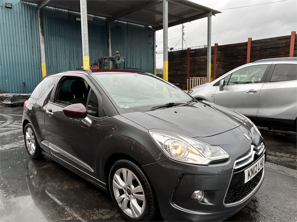 Redcorn Salvage Auctions - 2012 CITROEN DS3 DSTYLE VTI 120 AUTO GREY
